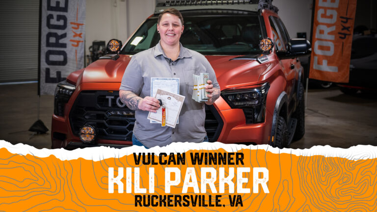 Congrats to the winner of vulcan – this 2024 toyota sequoia trd pro ca – Forged 4x4