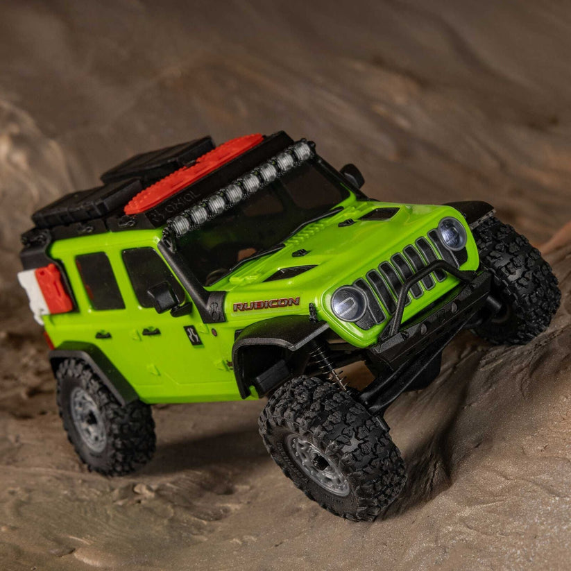 1/30 SCX30 Jeep Wrangler JLU 4X4 RTR Brushed Rock Crawler (Battery & C ...