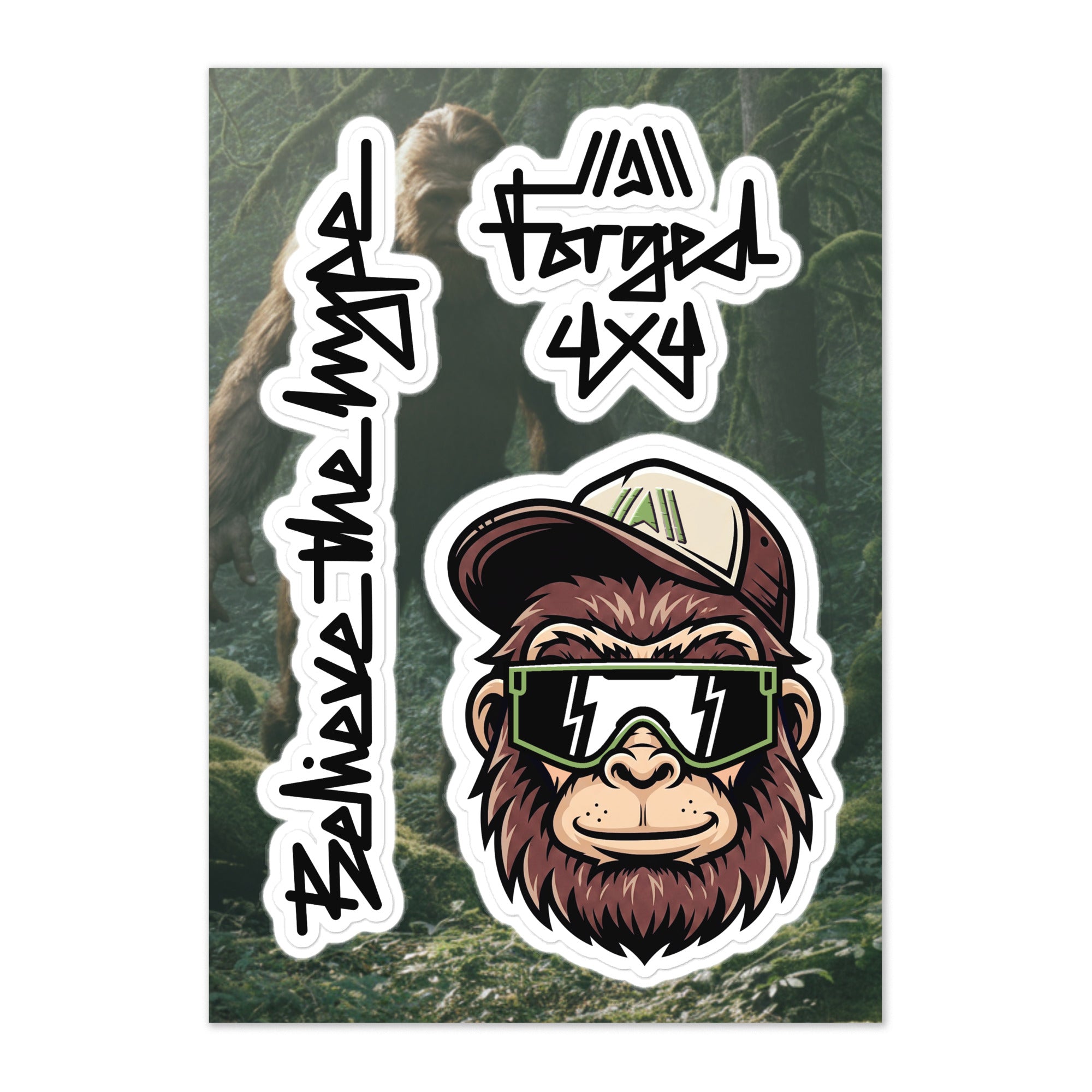 Believe The Hype Sticker Sheet – Forged 4x4