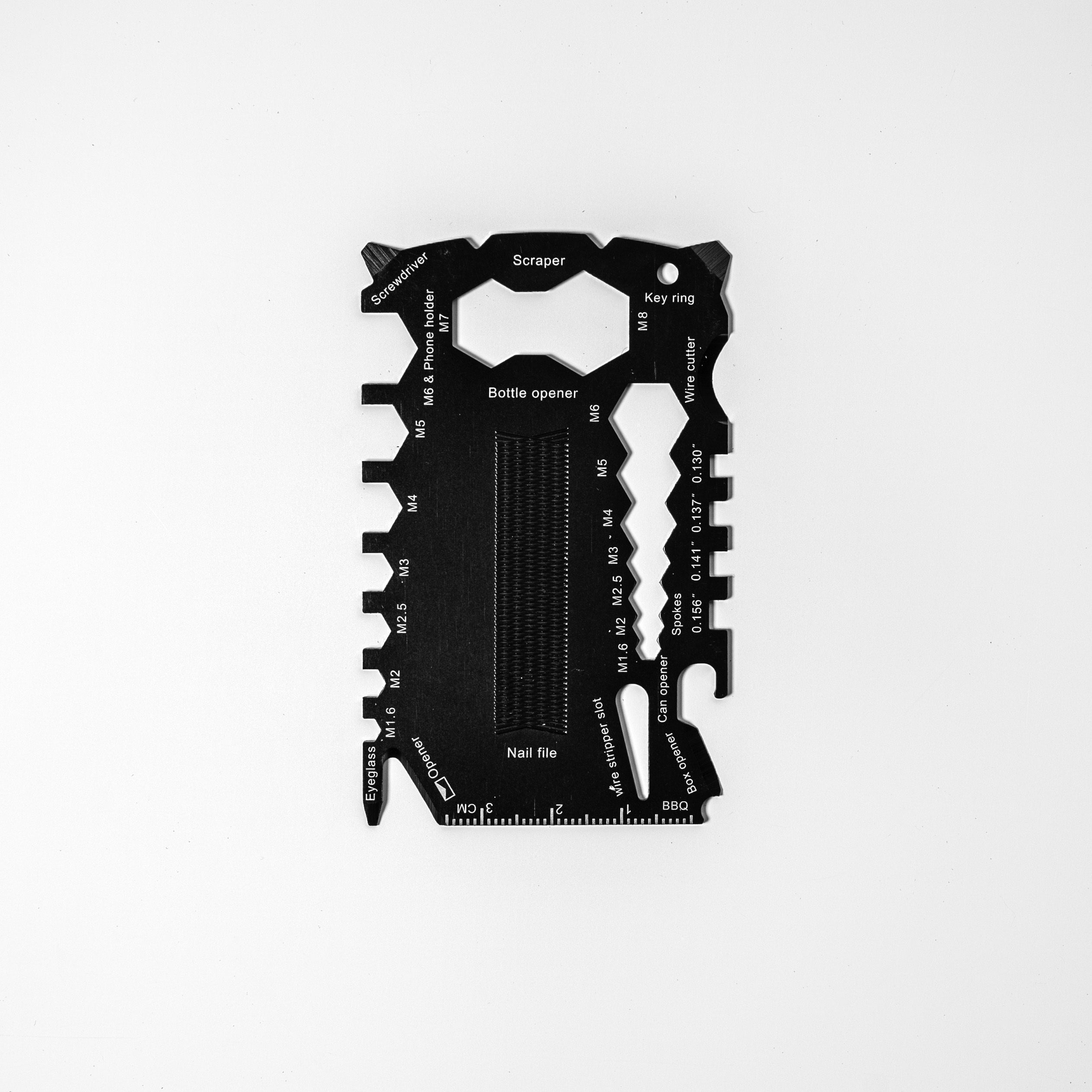 Forged 4x4 Metal Card Multi-Tool