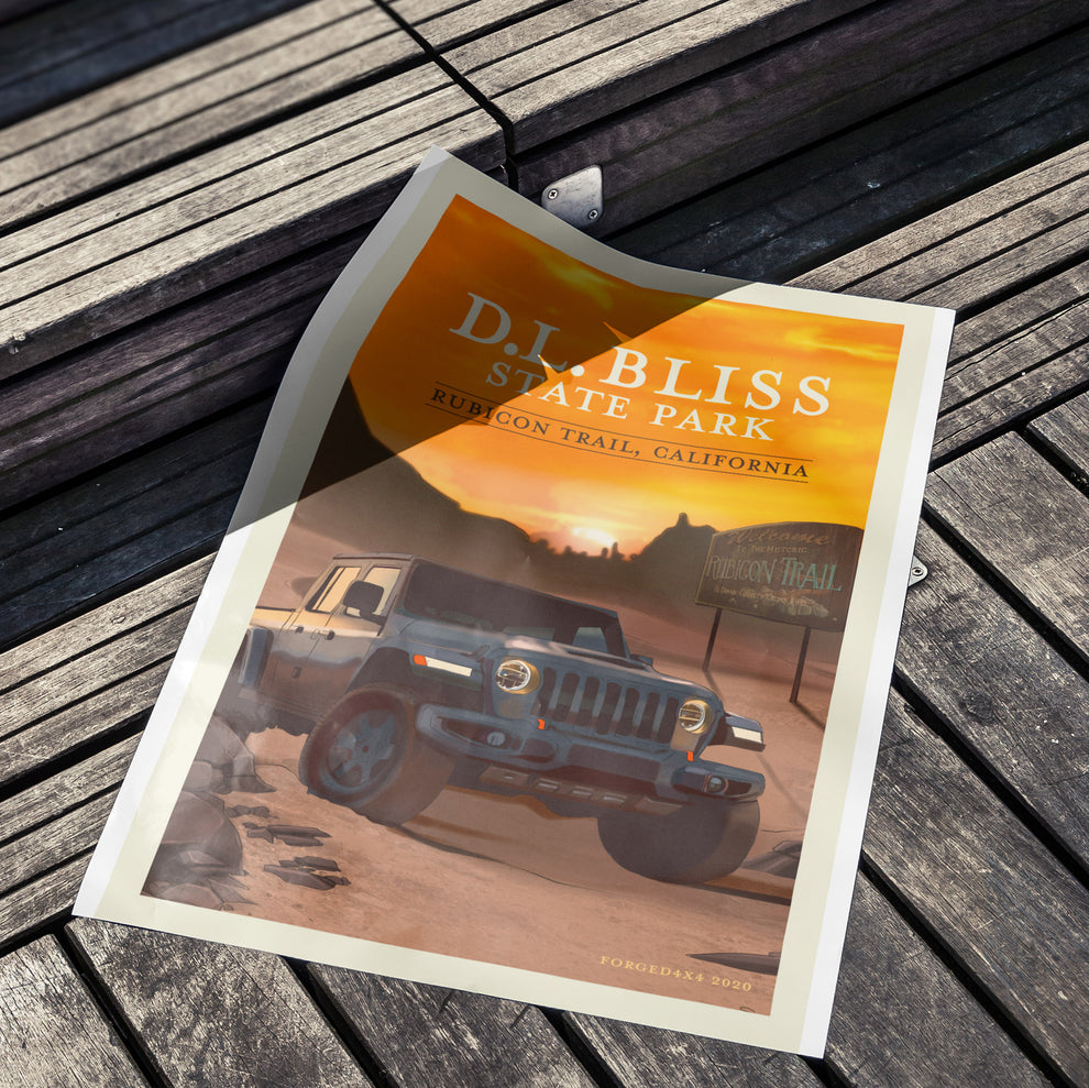 The Rubicon Trail Poster – Forged 4x4